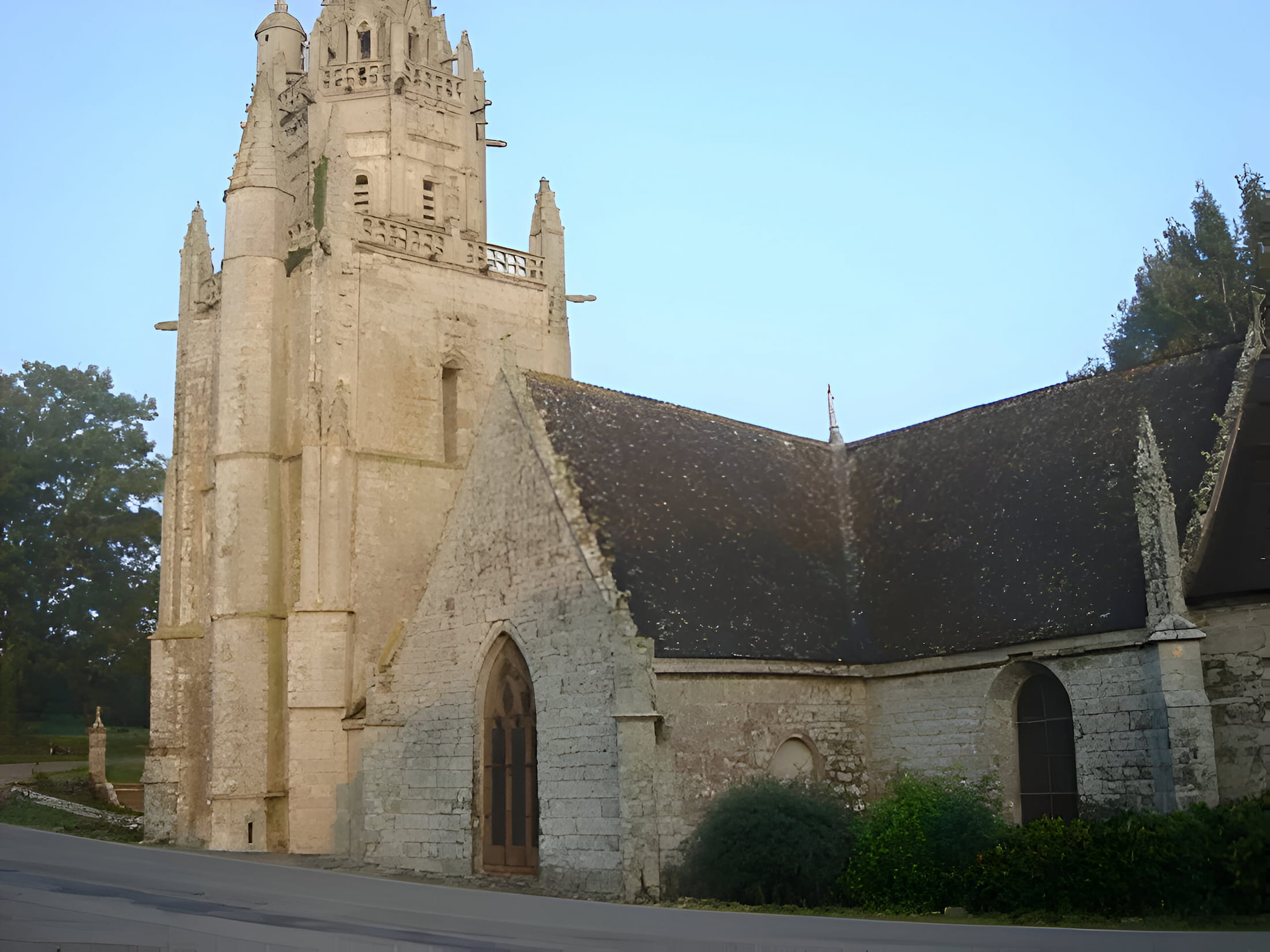 Injections sous une chapelle datant du XVIème siècle (Morbihan)